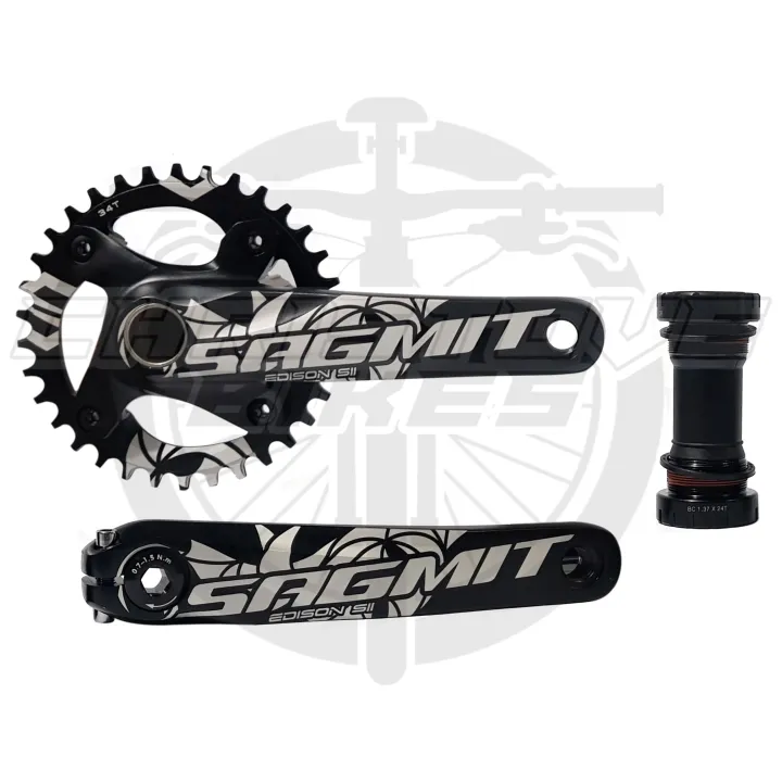 SAGMIT EDISON S11 CRANK SET 34T, 36T & 38T | Lazada PH