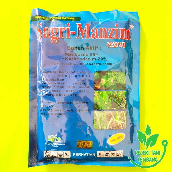 FUNGISIDA SAGRI MANZIM 65/20WP ISI 100 GR PENGENDALI PENYAKIT | Lazada ...