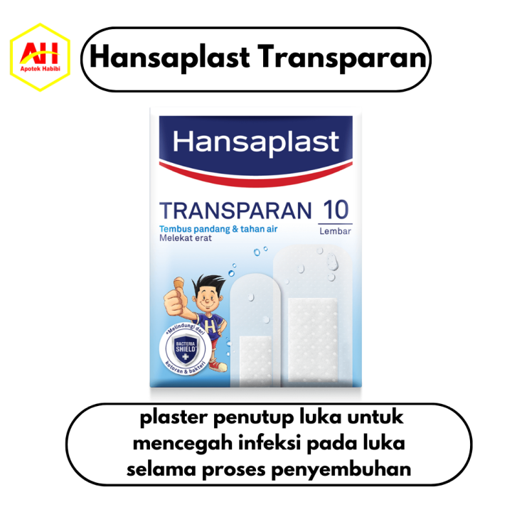 Hansaplast Plester Transparan 10 Lembar | Lazada Indonesia