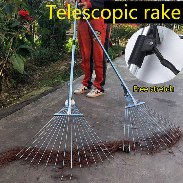 Usmartt Maaaring ayusin ng garden rake ang pitch ng rake teeth, na ...