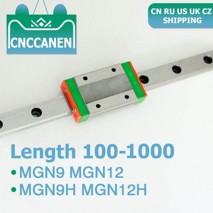 CNC Linear Guide Rail MGN12 MGN9 MGN9H MGN12H 100 1000mm Mini Linear Guide Rail Slide Block For ...