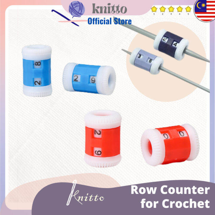 Row Counters Crochet Knitting Count Tools Accessories Plastic Manual ...