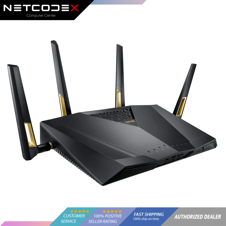ASUS RT-AX88U AX6000 Dual-Band Gigabit Router WiFi 6 Gaming Router ...