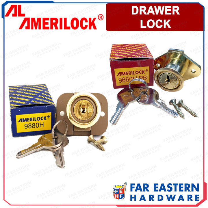 AMERILOCK Drawer Lock for Cabinet | Lazada PH