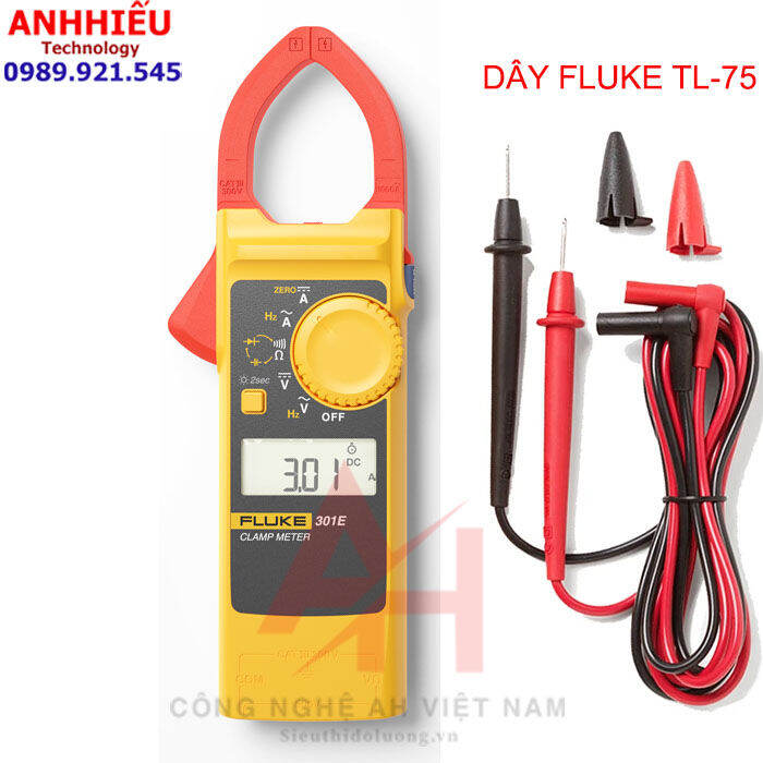 FLUKE 301E ampe kìm đo dòng AC/DC Fluke 301E | Lazada.vn