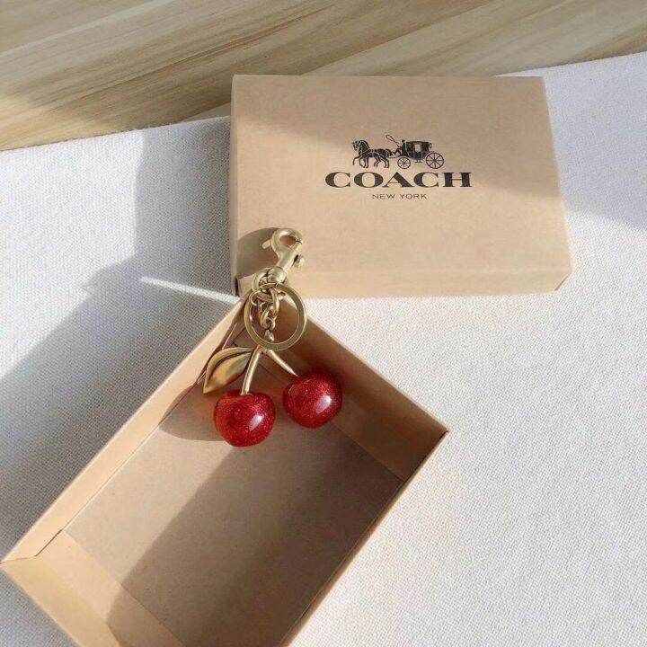 Special Coach Cherry Bag Charm Keychain 77840 | Lazada