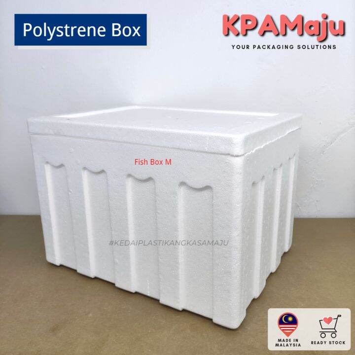Fish Box (M) - Polystyrene Box / Foam Box / Polyfoam Box / Ice Box ...