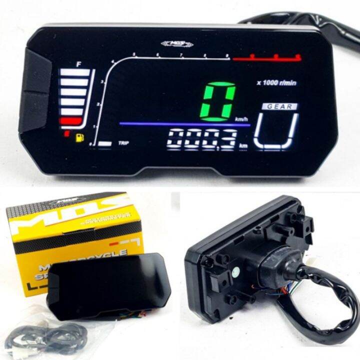 Speedometer Spido Digital Led Kotak CB GL Megapro Custom Universal ...
