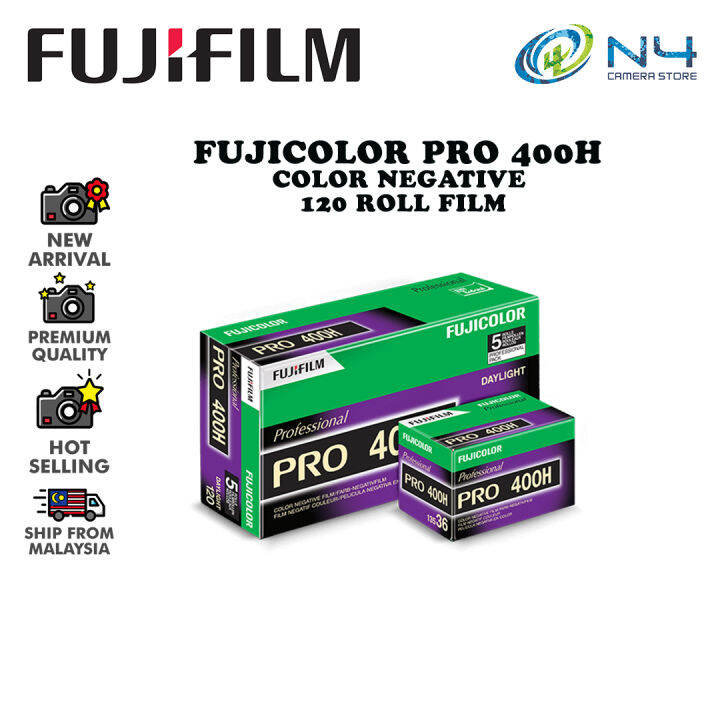 Fujifilm Fujicolor PRO 400H 120mm Film Professional Color Negative Film ...