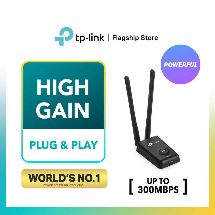 TP-Link TL-WN8200ND - 300Mbps High Power Wireless USB Adapter | Lazada