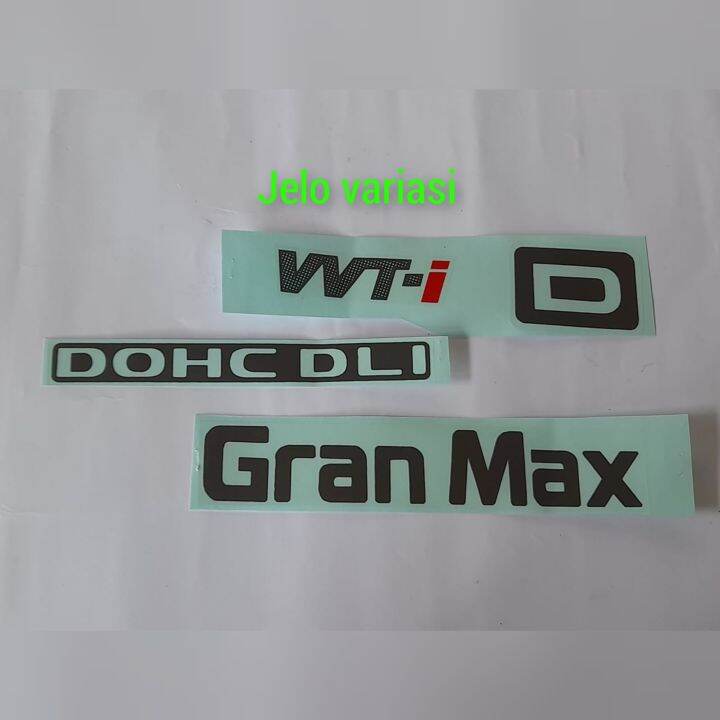 Sticker Belakang Sticker Body Belakang Daihatsu Grandmax Varian Grey ...