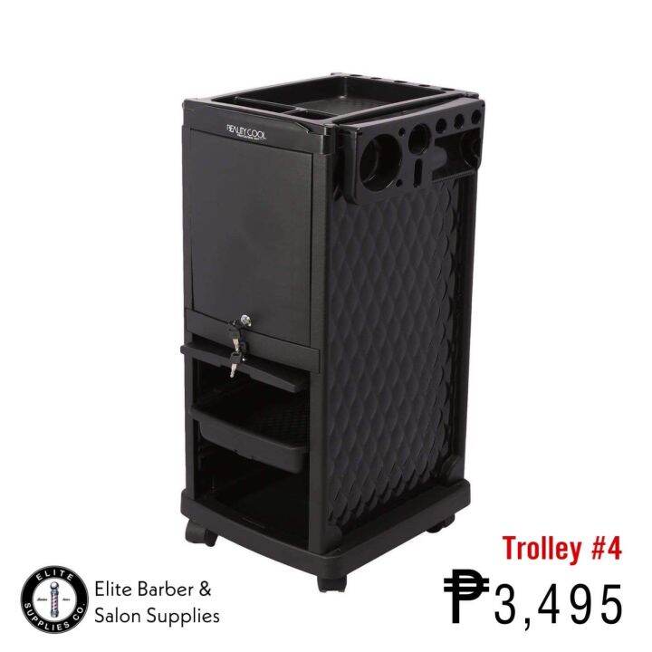 Barber Salon Mobile Trolley Beauty storage Lockable cart - Elite barber ...