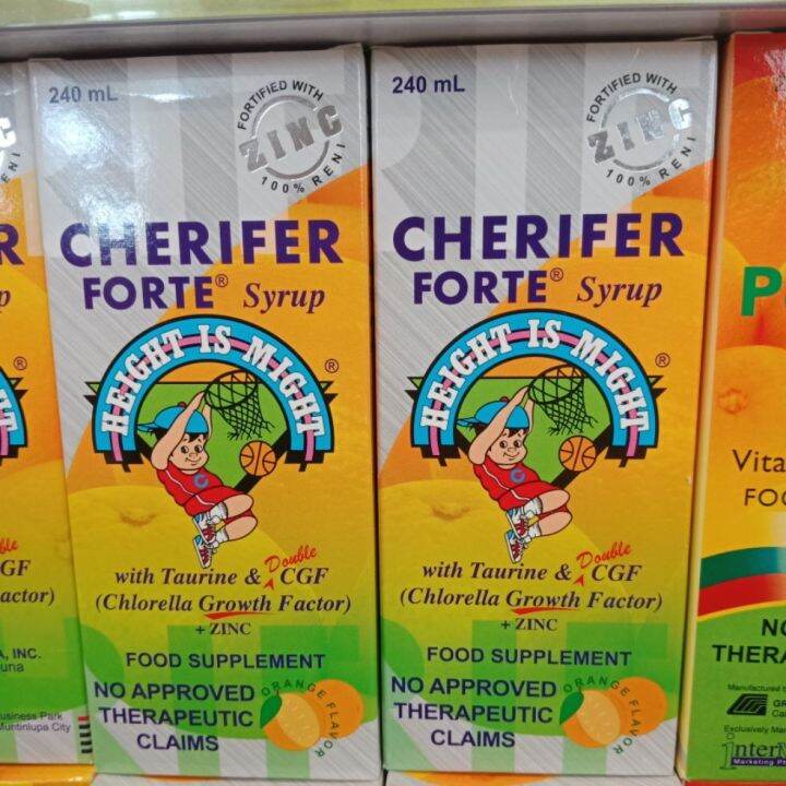Cherifer forte with Zinc (multivitaminc + PGM + Zinc) 240ML | Lazada.co.th