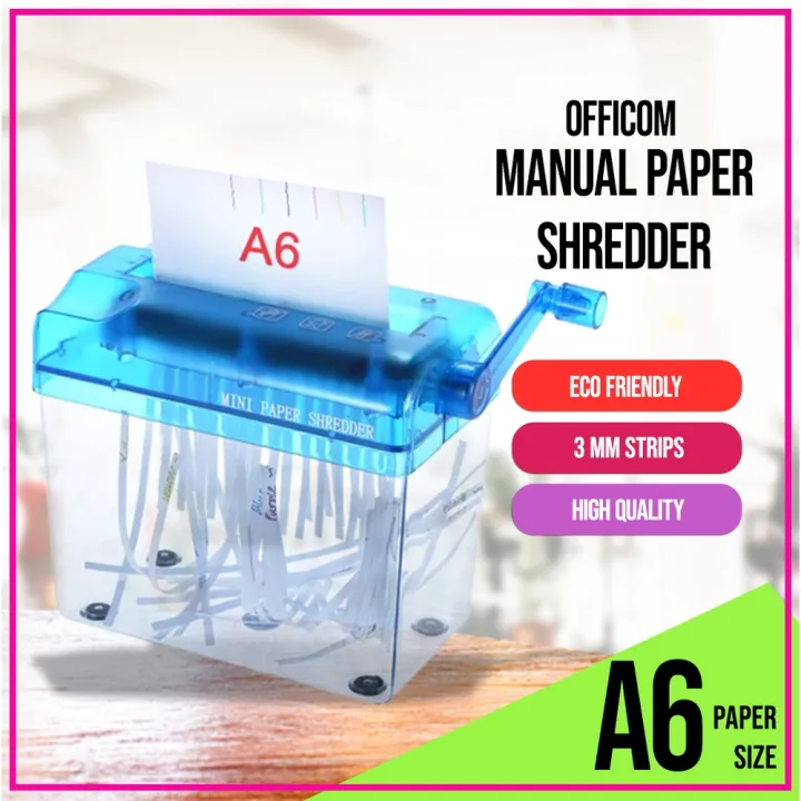 Portable Manual Shredder A6 Paper Cutting Machine | Handheld Paper ...