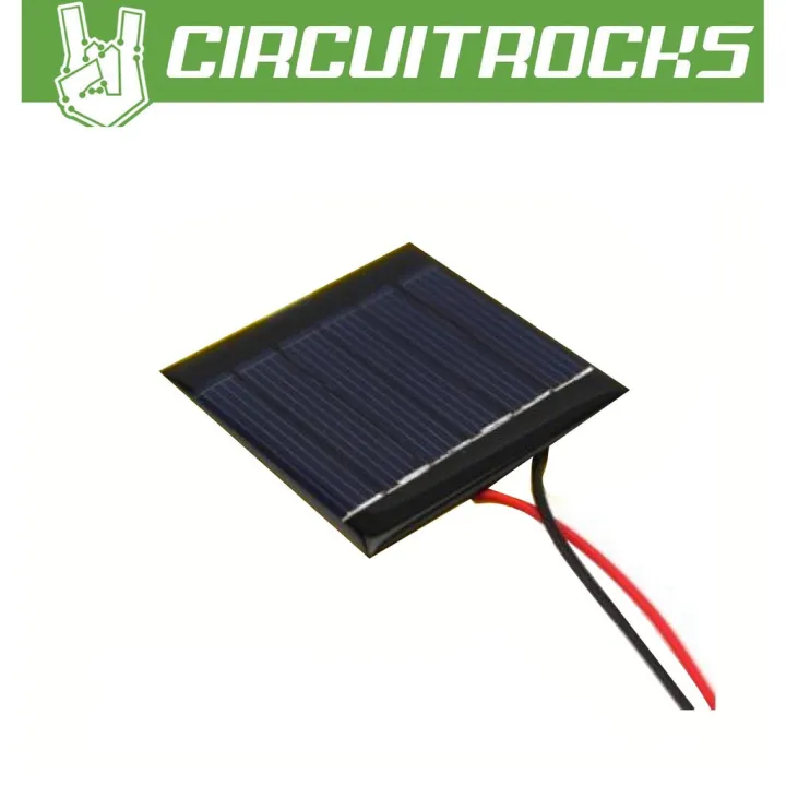 Solar Panel 3V 100Ma 0.3W With Wires 60 X 5Mm♢ | Lazada PH