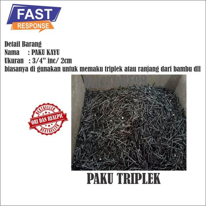 promo paku kayu ukuran 3/4 " inci atau 2 cm berat 1/4 kg 1/2 kg dan 1 ...