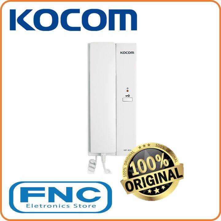 KOCOM KDP-601DM Analog 2 wires DC 6V 1 to 1 Intercom Handset only Use With Outdoor Unit DS-2D ...