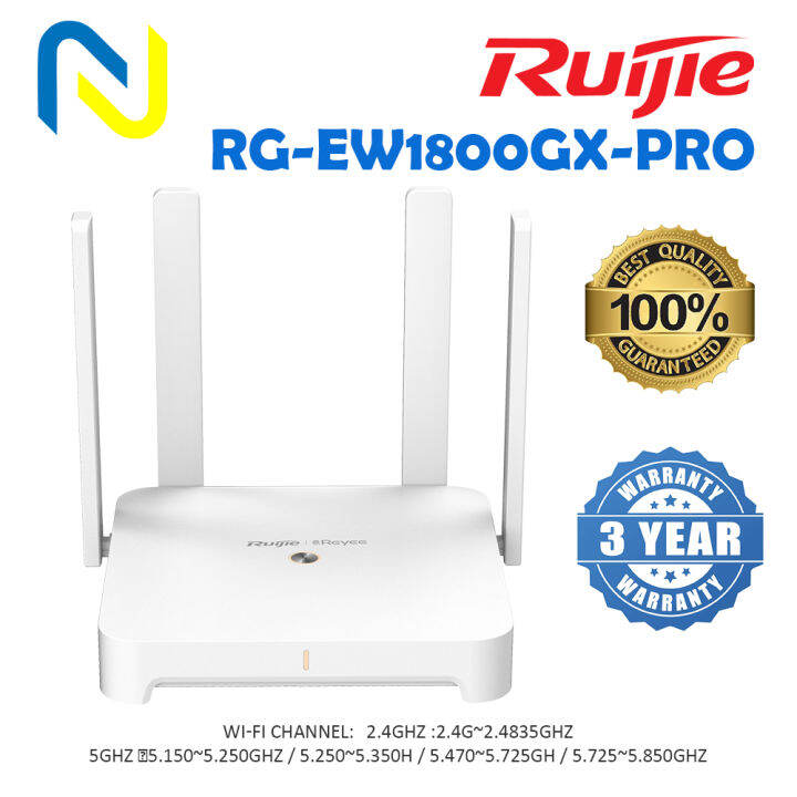 REYEE RUIJIE RG-EW1800GX PRO 1800M WIFI 6 DUAL-BAND GIGABIT MESH ROUTER ...