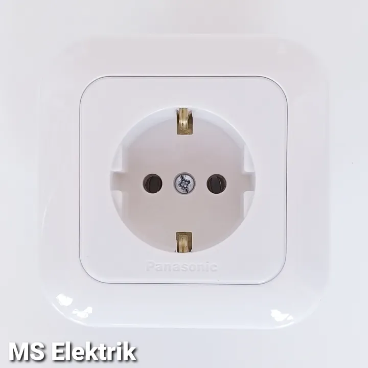 PANASONIC Stop Kontak / Saklar Engkel Tunggal / Saklar Seri Dobel Ganda ...