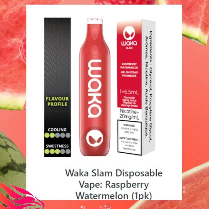 WAKA - Raspberry Watermelon Disposable | Lazada PH
