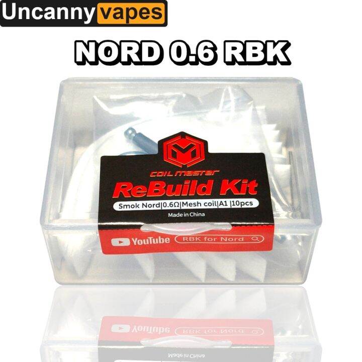 Nord 0.6 ohm Coil Master Rebuild Kit RBK/DIY mesh coil(10 pcs) | Lazada PH