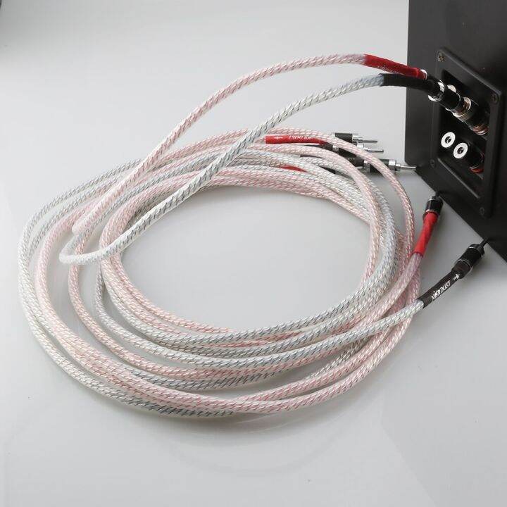 Pair Nordost Valhalla Audio Speaker Cable hifi Loundspeaker cable with ...
