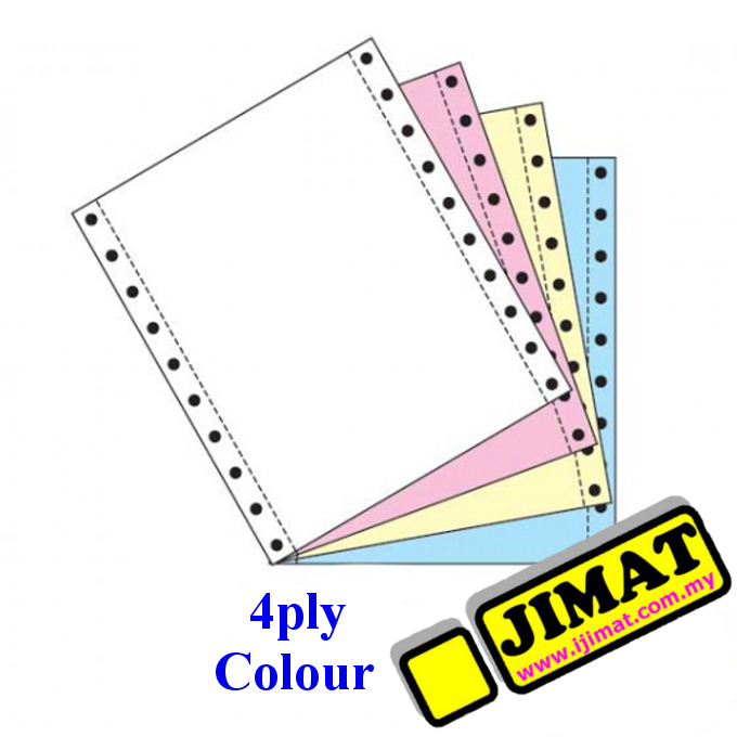 Sonoform 4ply (WPYB) NCR Colour Computer Form ( White / Pink / Yellow ...