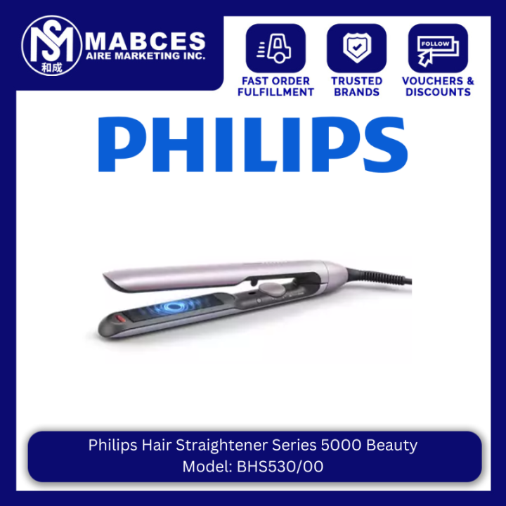 Philips Hair Straightener Series 5000 Beauty BHS530/00 | Lazada PH