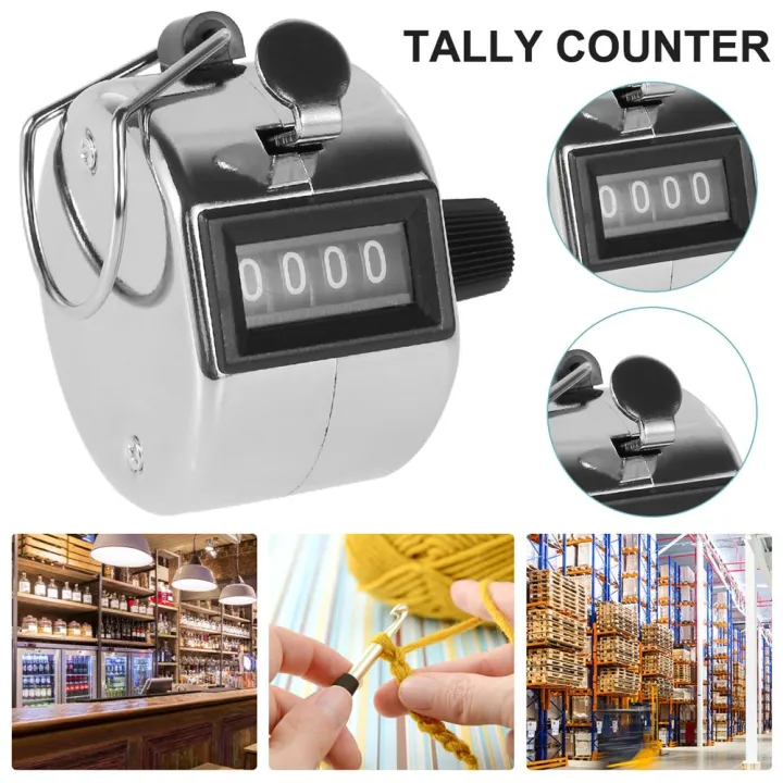 PFPZI Max. Timer 4 Digit Number Counter Tools 9999 Metal Manual Counter ...