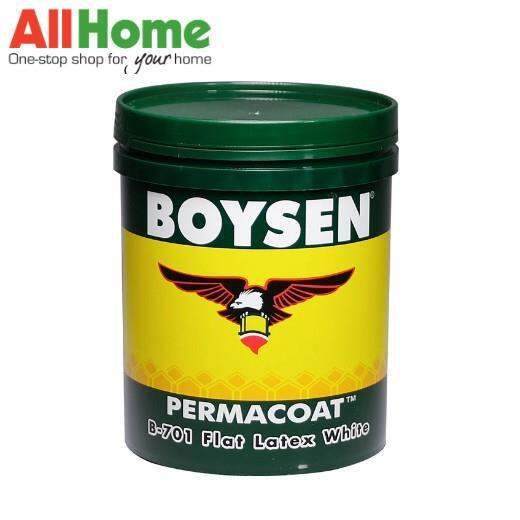 Boysen BS 701 Permacoat Flat Latex White 4L | Lazada PH