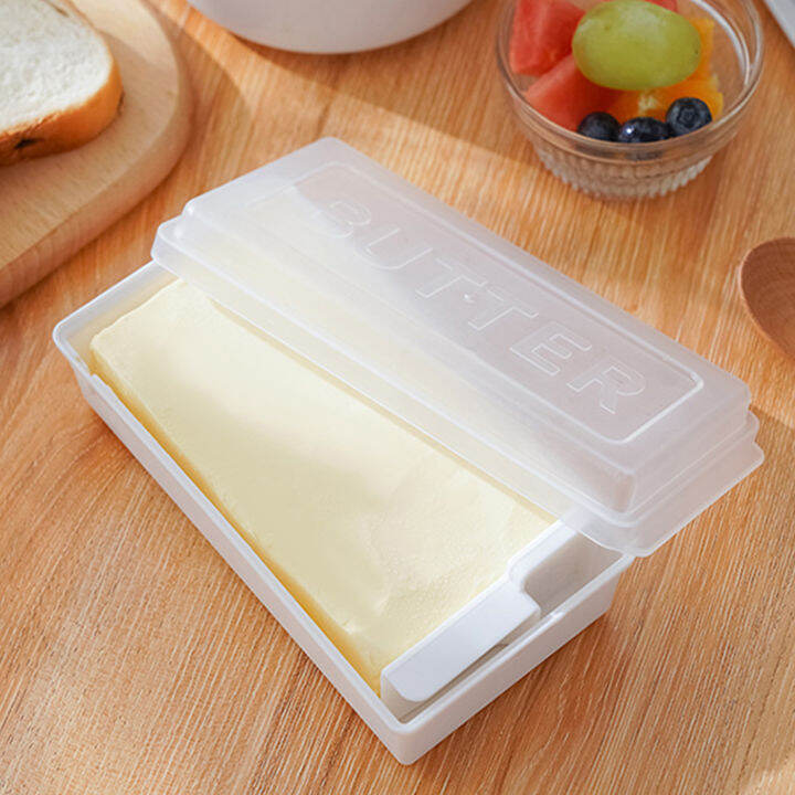 Plastic Butter Hub Butter Container Compact Airtight Sealing Butter ...