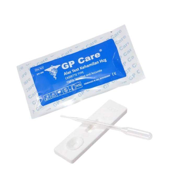 TESTPACK / TEST KEHAMILAN HCG CASETTE GP CARE PER PCS / TES HCG MERK GP ...