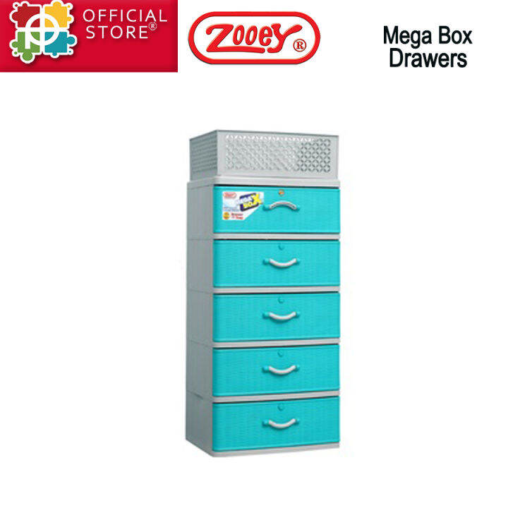 Zooey MEGA BOX Drawer 4 Layer Stock No. 399-5L | Lazada PH