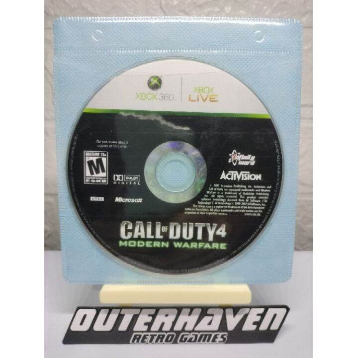 XBOX 360 Call of Duty 4 Modern Warfare NTSC (Standard Edition) | Lazada PH
