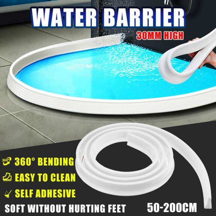 30 mm height Bathroom Water Stopper Water Partition Dry&Wet Separation ...