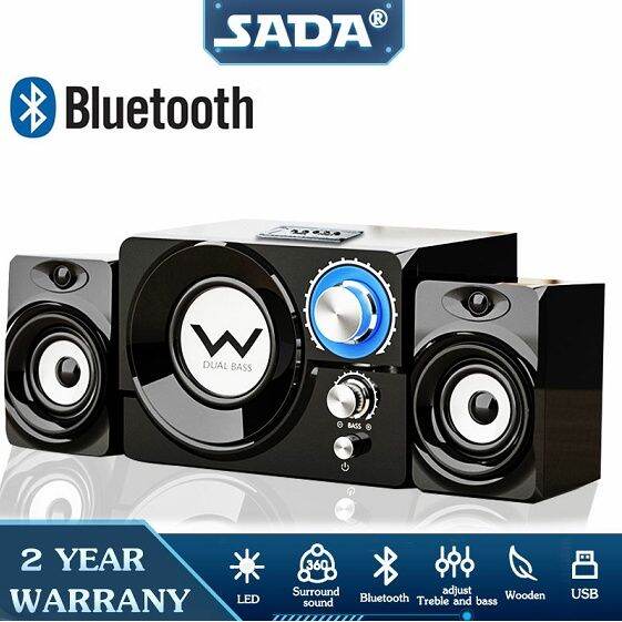SADA S-20 2.1 Multimedia Bluetooth W/ SD/USB Speaker | Lazada PH