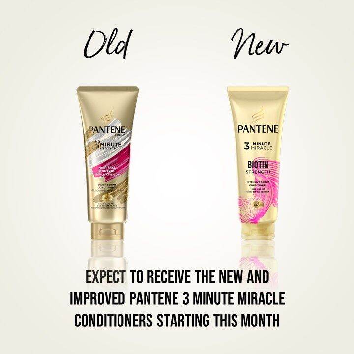 Factory direct sales Pantene Biotin Strength Pro-V 3 Minute Miracle Conditioner Hair Fall ...