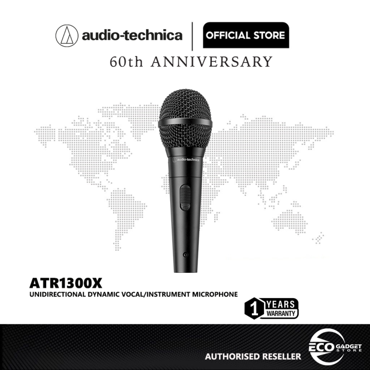 Audio-Technica ATR1300x Unidirectional Dynamic Vocal/Instrument ...