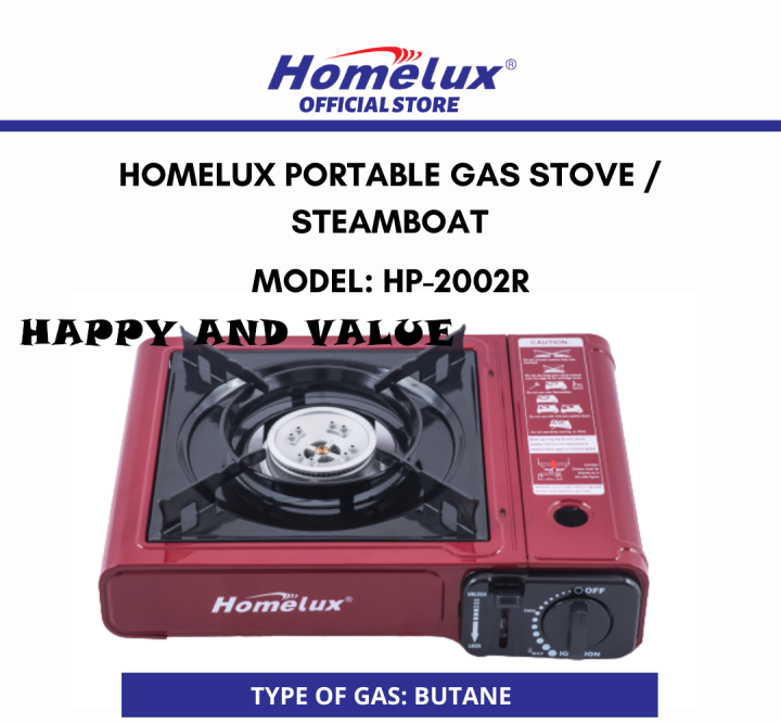 HOMELUX Portable Gas Stove [Ready Stock] | Lazada