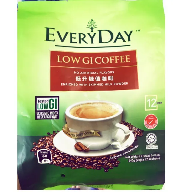 EVERYDAY LOW GI COFFEE 20G X 12SACHETS | Lazada