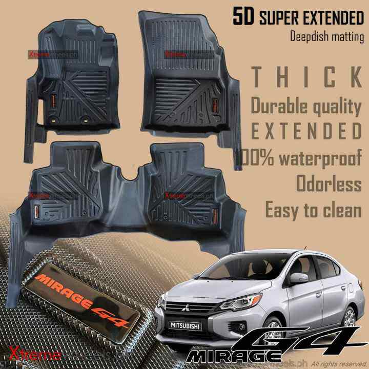 Mitsubishi Mirage G4 2014-2024 Super Extended Thailand Made Thick Deep ...