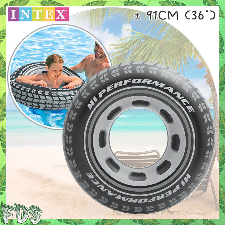 INTEX 56268 114CM & 59252 91CM Monster Truck Tube Swimming Pool Adult ...