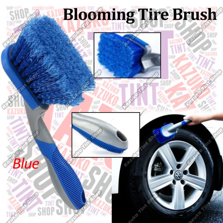 Blooming Tire Brush Wheel Hub Cleaning Brush Short Handle Tyre Nylon PP ...
