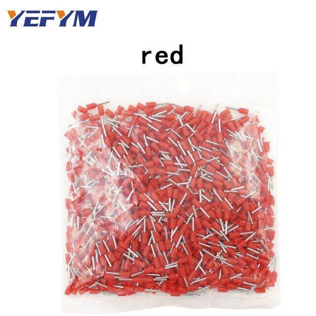 1000pcs/lot Tube Insulating Terminals E0510 E7510 E1010 E1510/12 E2510 ...