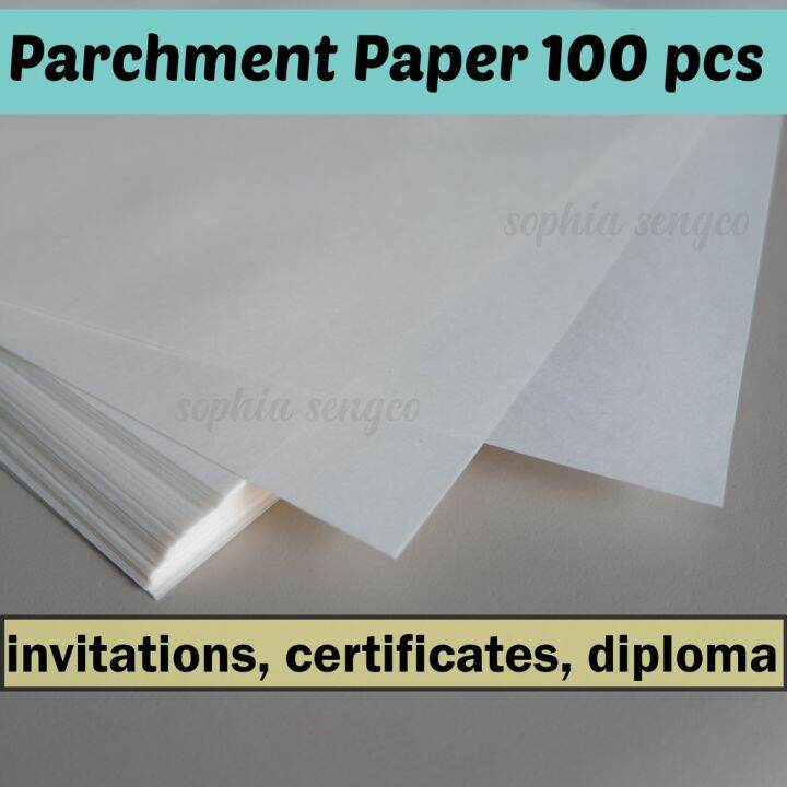 Parchment Paper A4 100 sheets Certificate Diploma Invitation 80 gsm ...