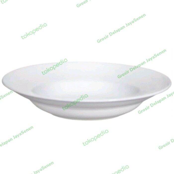 Piring Porselen Putih Polos | Piring Makan Porselen 9 INCH SUNBIRD ...