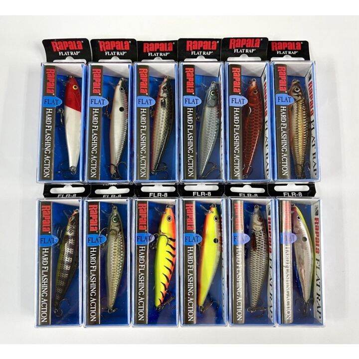 [เก็บคูปอง 9.9 ลดเพิ่มสูงสุด 40 บาท]เหยื่อปลอม RAPALA FLAT RAP 8 ...