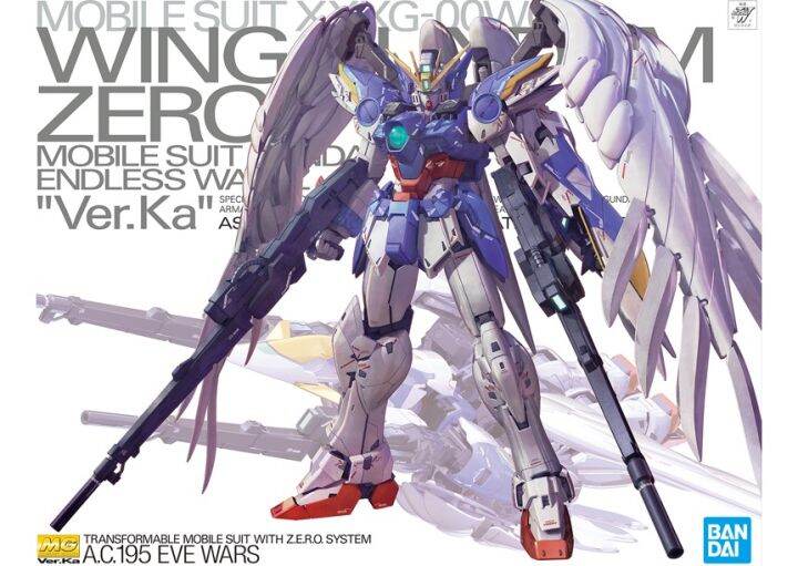 Authentic Bandai MG 1/100 Wing Gundam Zero EW Ver.Ka Gundam Wing Model ...