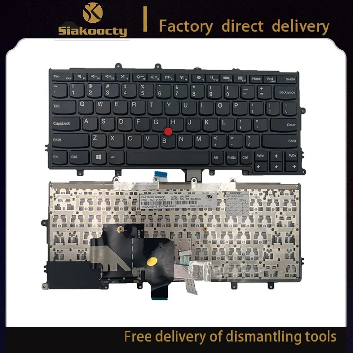 US English New Backlit Keyboard for Lenovo Thinkpad X240 X240S X230 ...