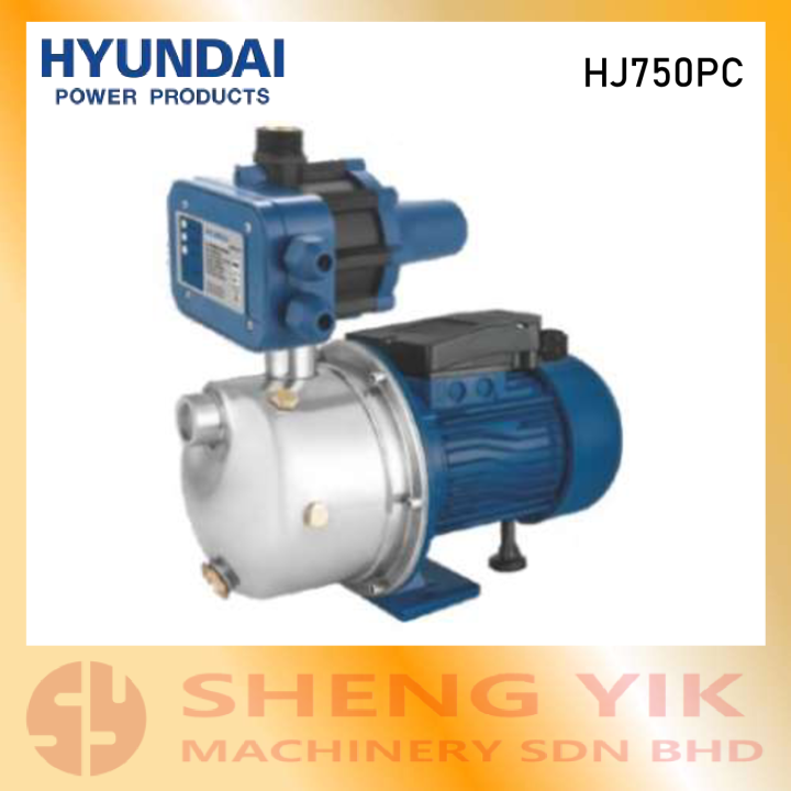 HYUNDAI HJ750PC 1HP Auto Jet Water Pump with HY-1 Electric Pump Control ...